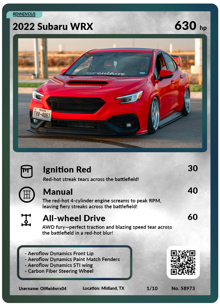 Trading Cars - Renndvous